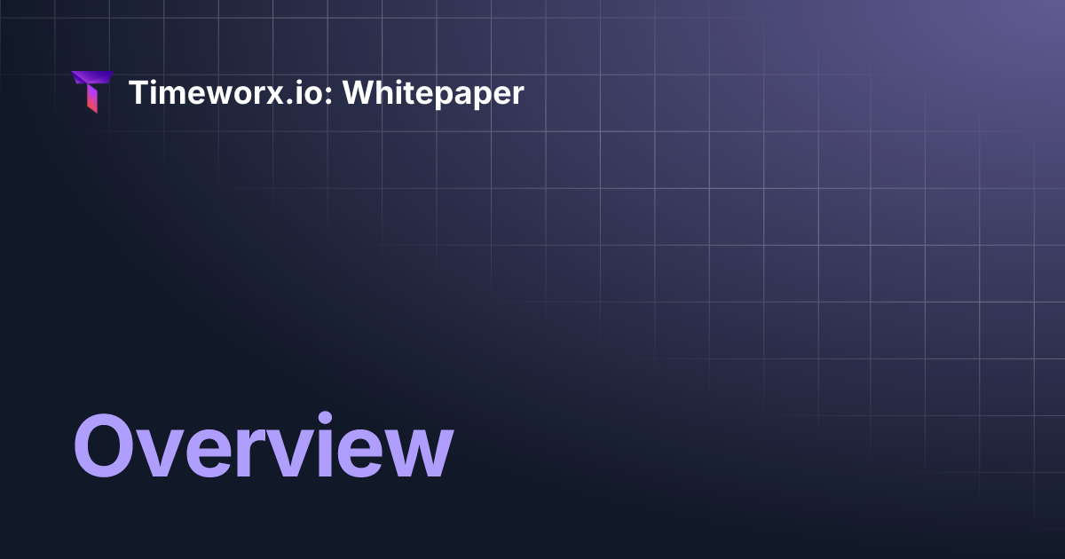Overview | Timeworx.io: Whitepaper